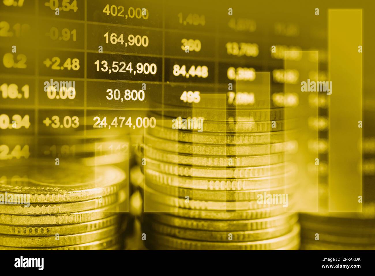 Stock market finance business, economy trend graph digital technology ...