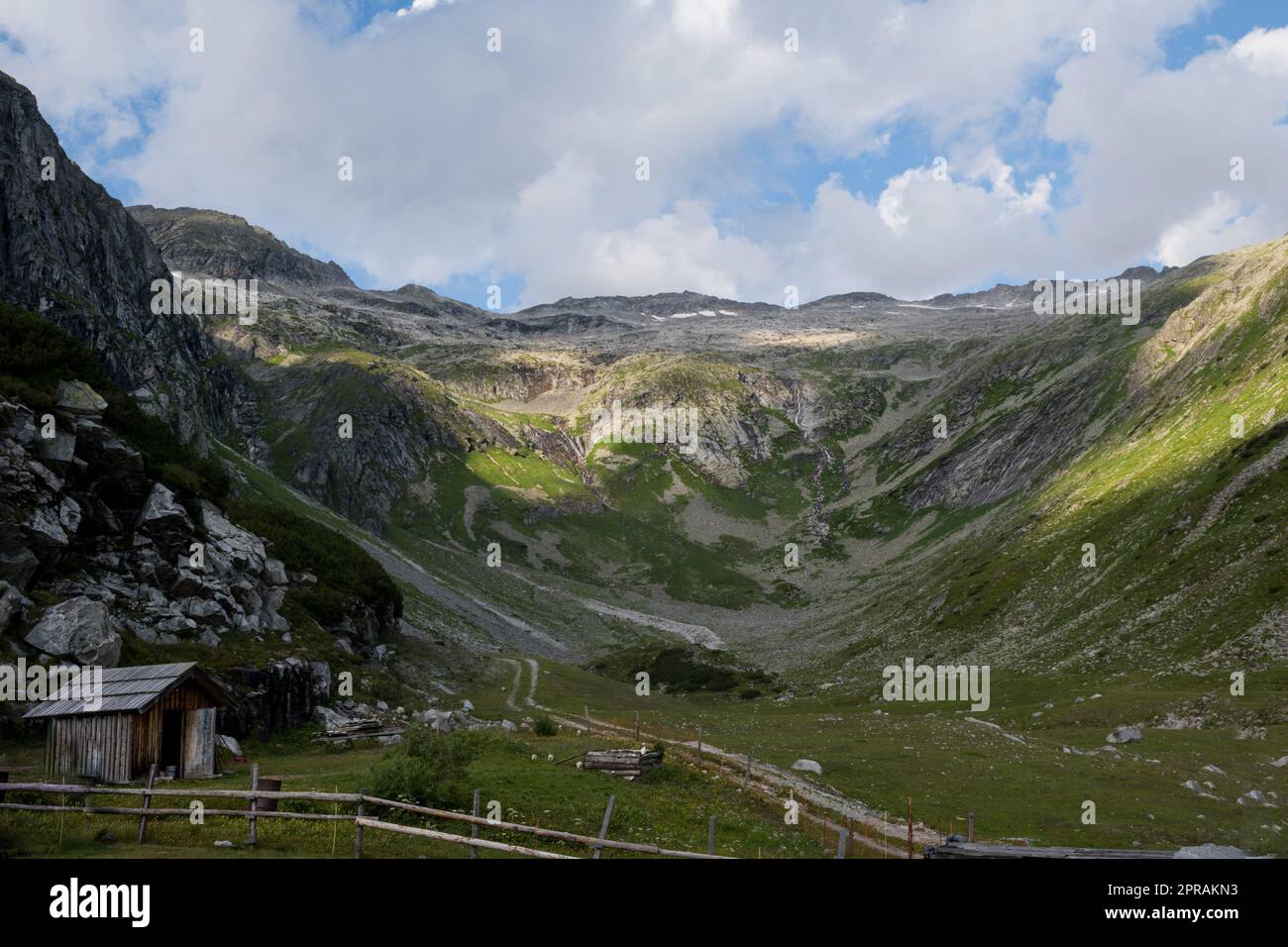 hiking in the high mountains Stock Photo - Alamy