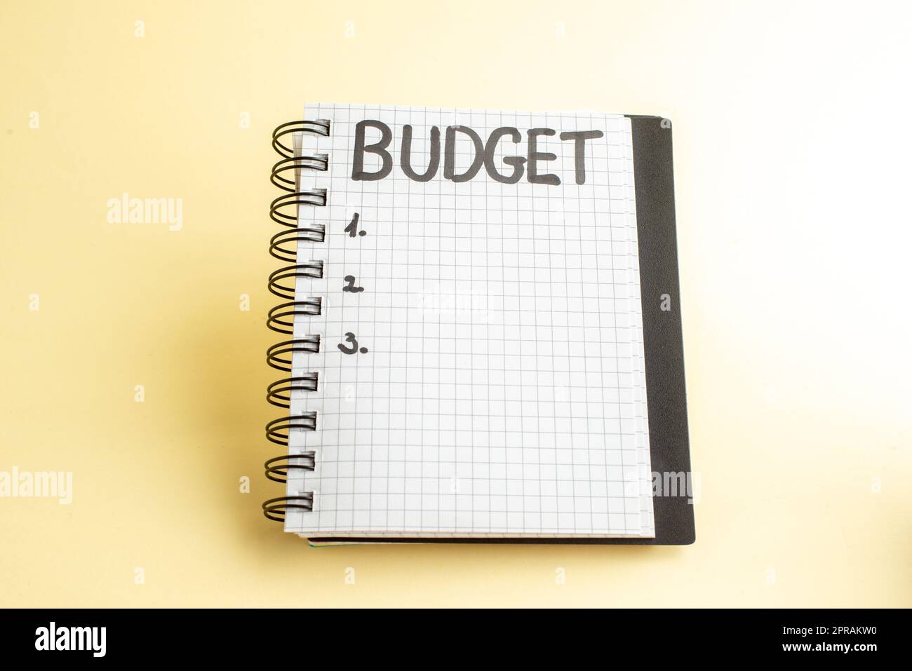 front view open notepad with budget writing on light background worker ...