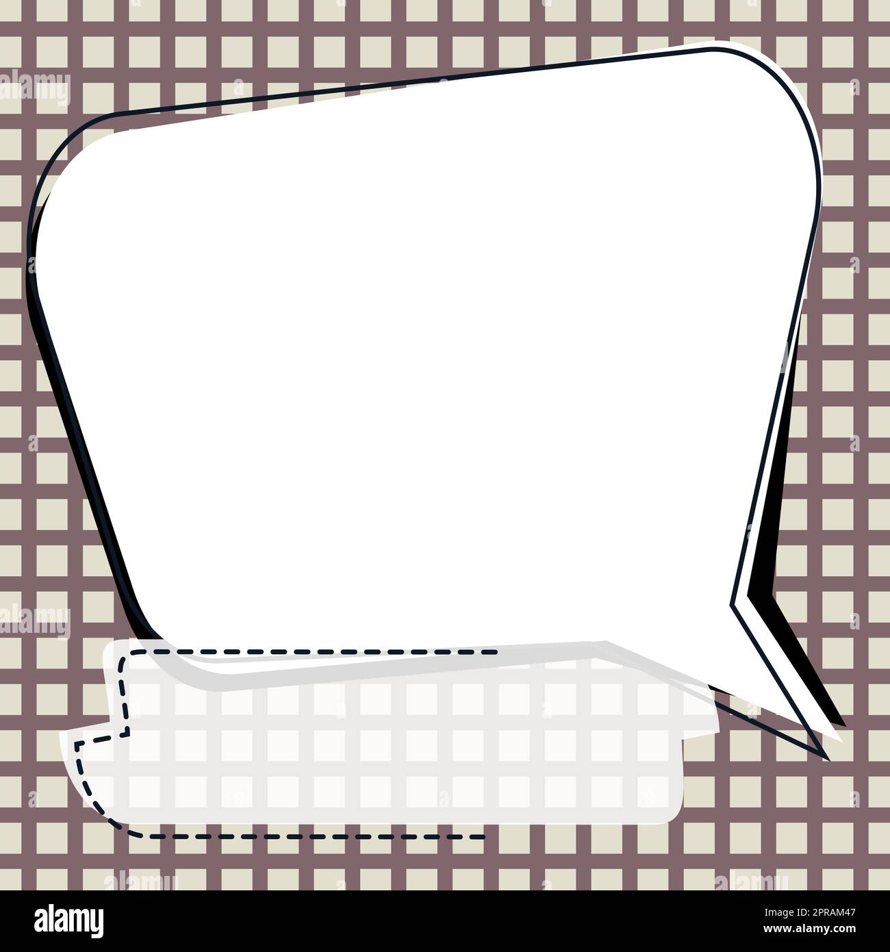 Comic Blank Speech Bubble With Copy Space Over Circular Color ...