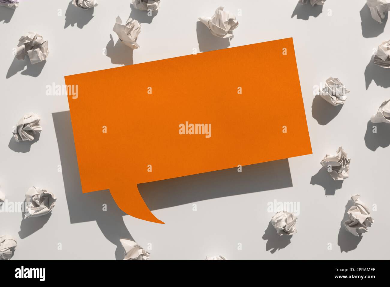 Cardboard With Important Information With Paper Wraps, Pencil And ...