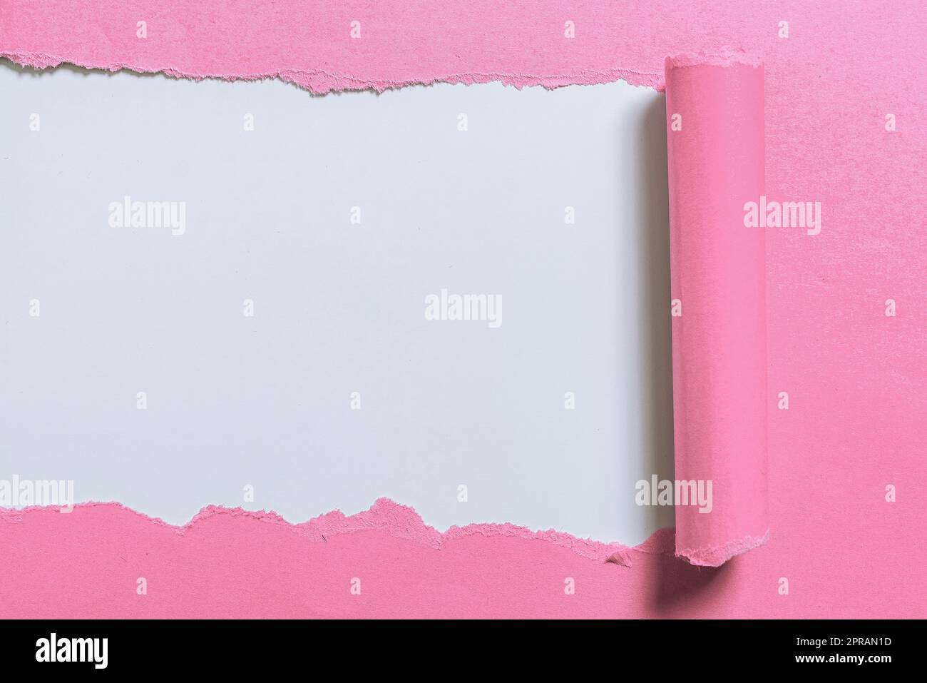 Abstract Plain Tear Paper Showing Background With Pen Conspectus ...
