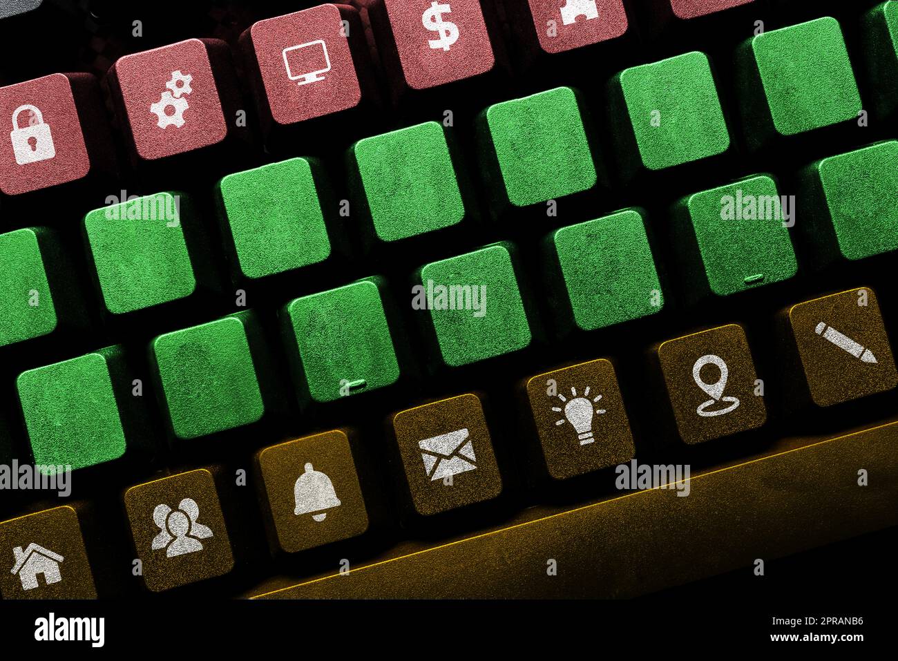 Abstract Typing New Antivirus Program, Typing Internet Virus Lists ...