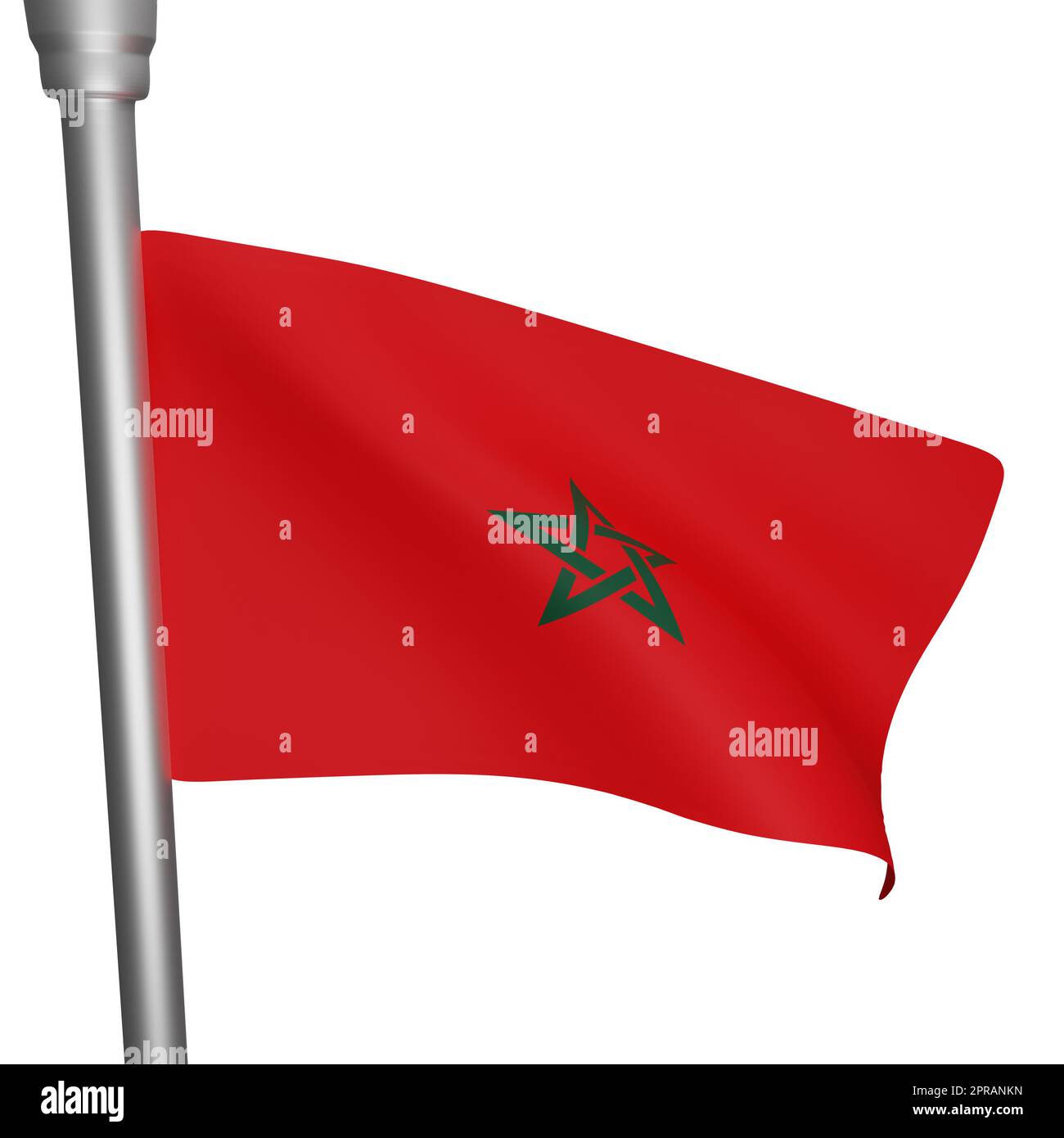 Flag morocco national red hi-res stock photography and images - Alamy