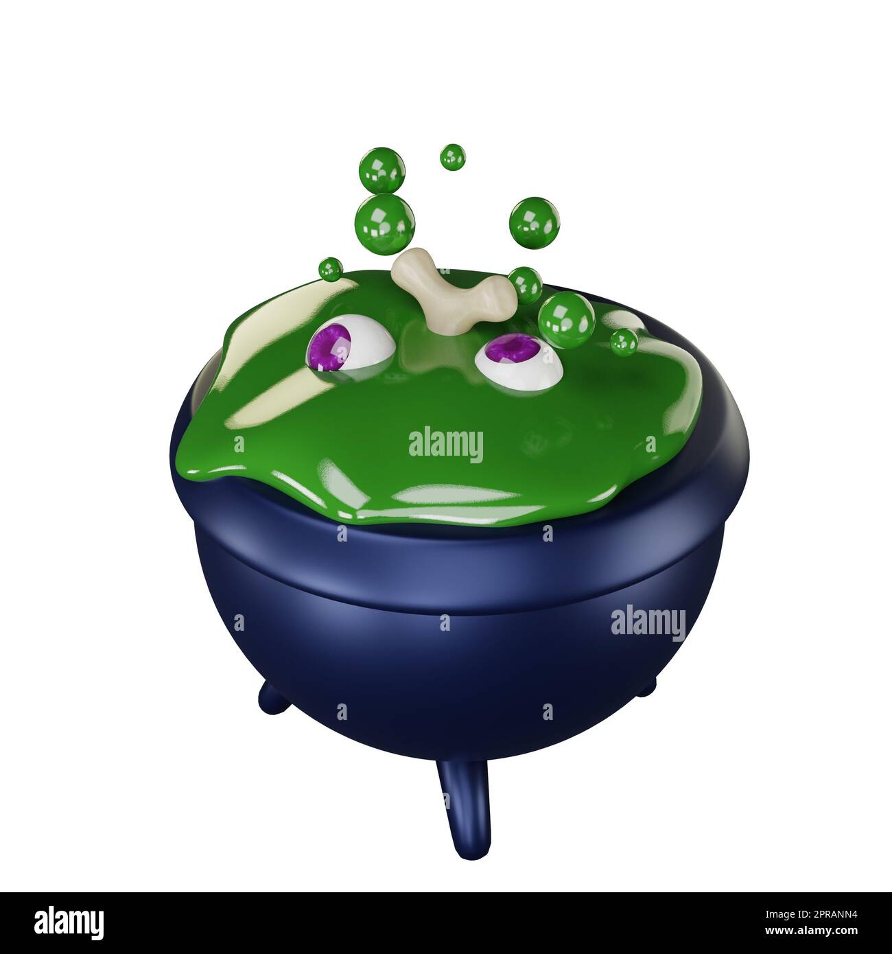 Magic witch cauldron boiling Cut Out Stock Images & Pictures - Alamy