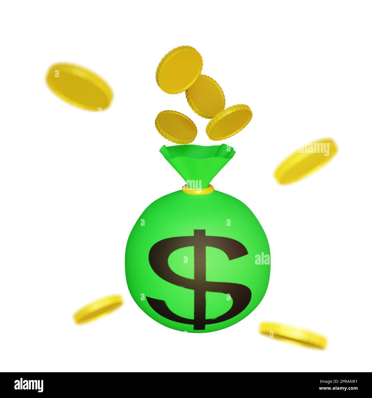 Gold money bag Cut Out Stock Images & Pictures - Alamy