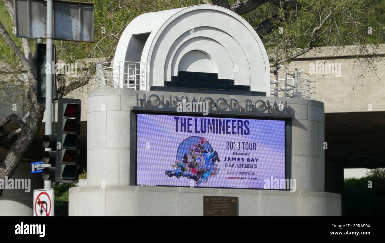 Los Angeles, California, USA 29th March 2023 The Lumineers & James Bay ...