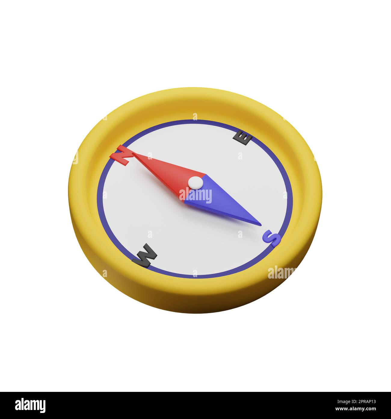3d render compass hi-res stock photography and images - Alamy