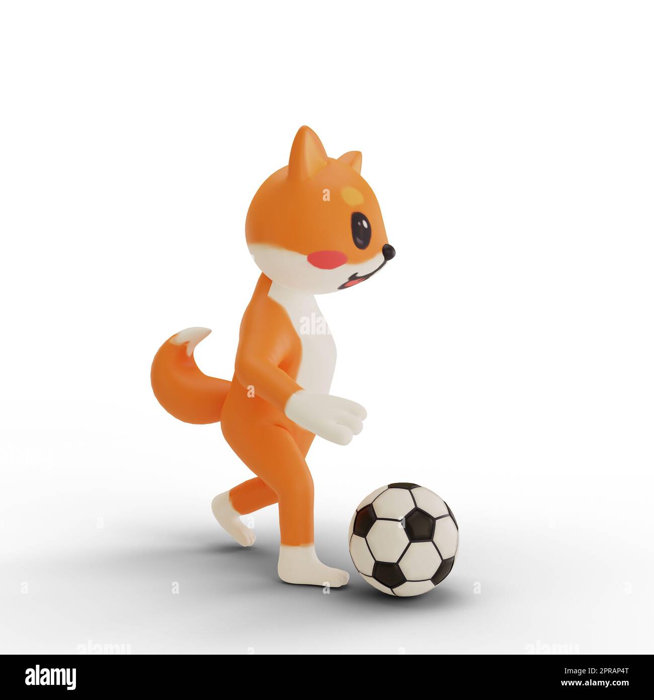 Cartoon dog playing football hi-res stock photography and images - Alamy