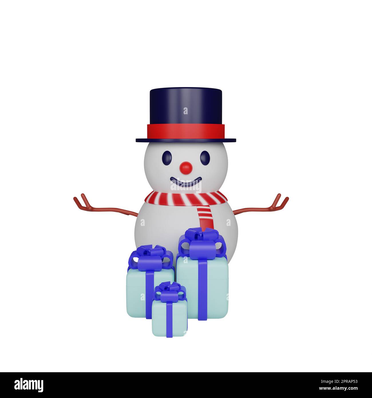 Christmas snowman hat concept new Cut Out Stock Images & Pictures - Alamy