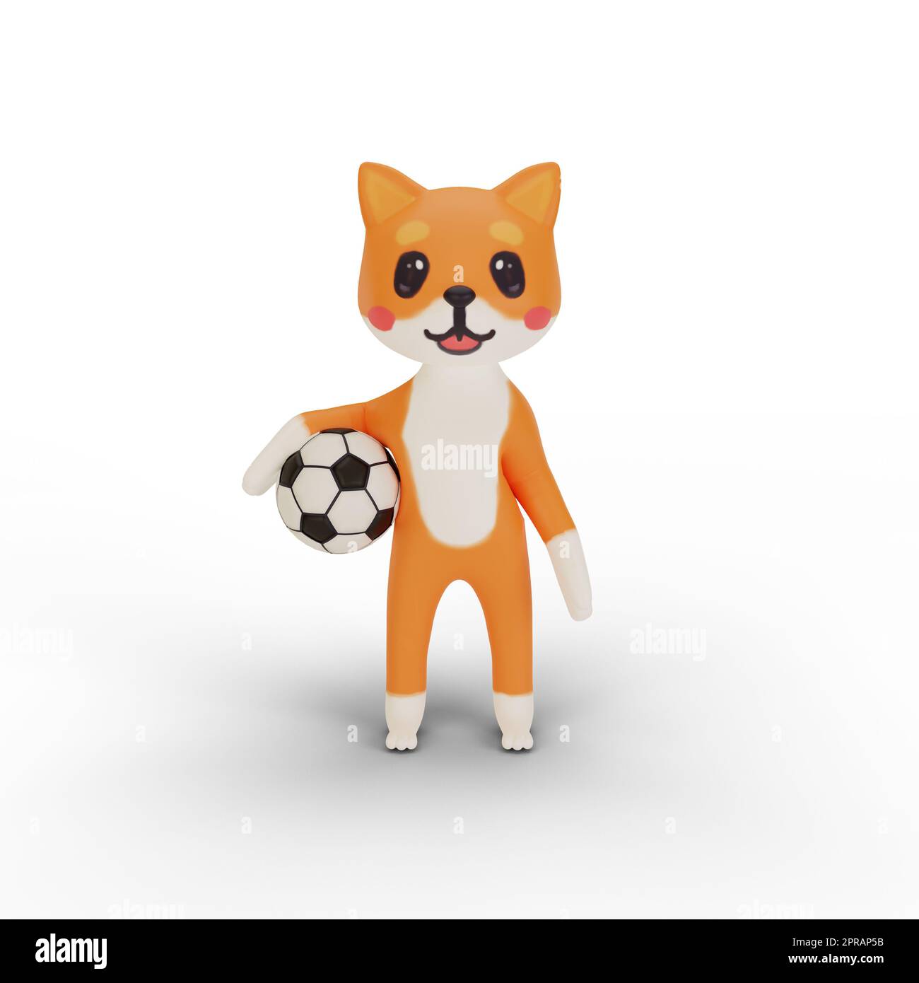 Cartoon dog playing football hi-res stock photography and images - Alamy
