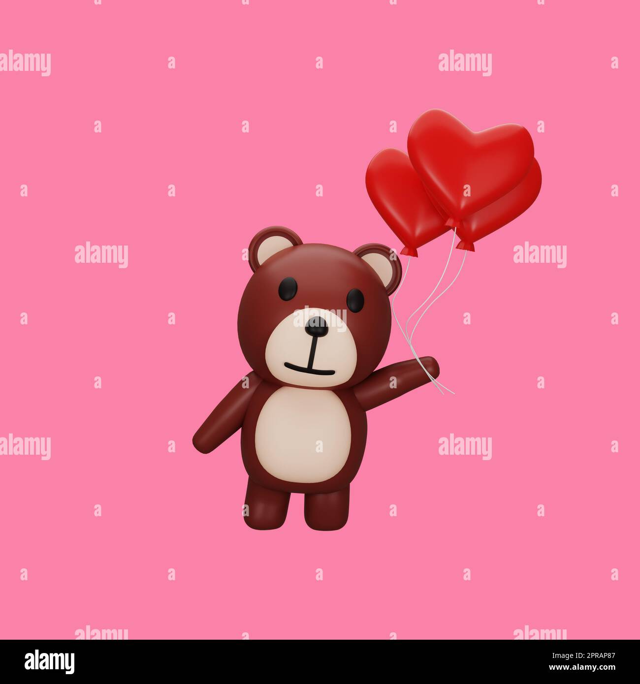 teddy bear with valentine's concept Stock Photo - Alamy