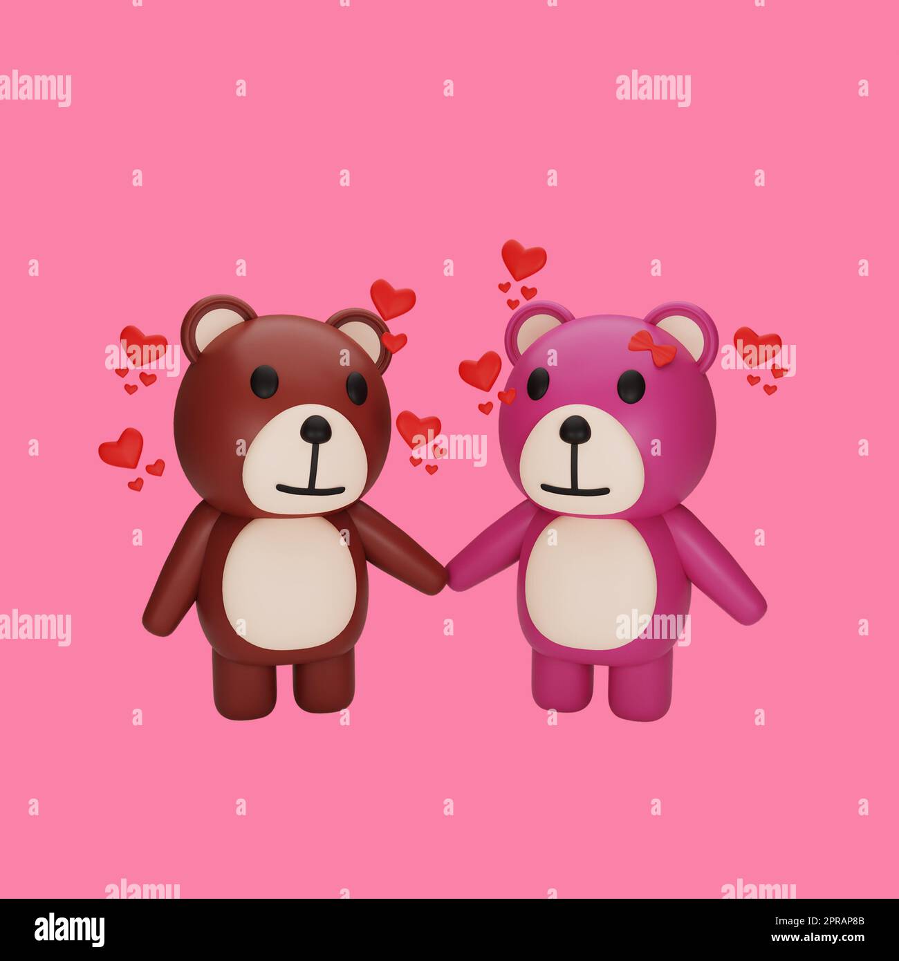 teddy bear valentine's day concept Stock Photo - Alamy