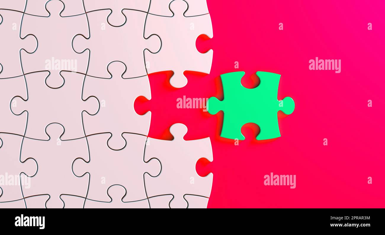 template 3d puzzle Stock Photo - Alamy