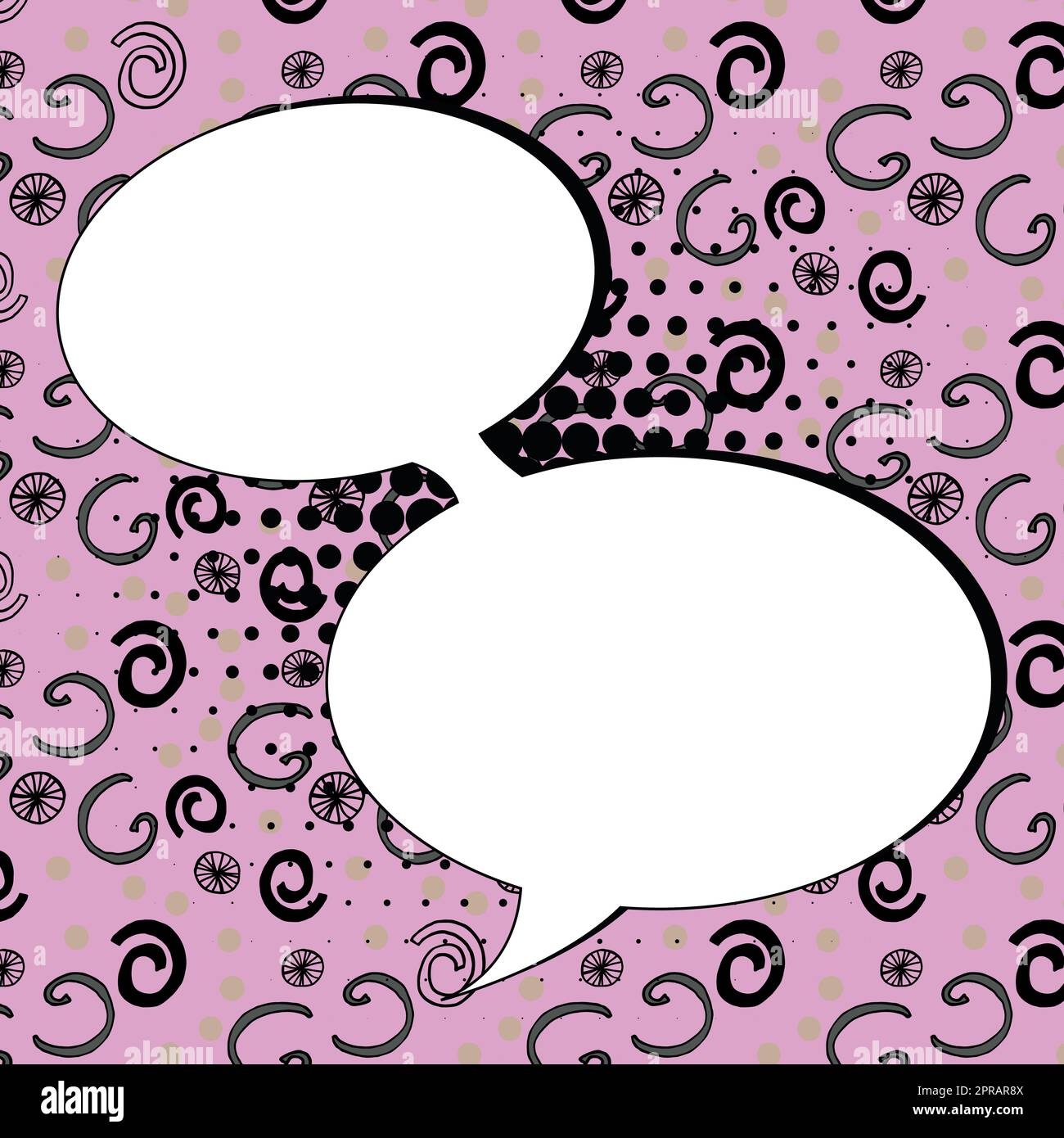 Comics Design Frames. Beautiful Photo Frame Set With Boom Bubbles For ...
