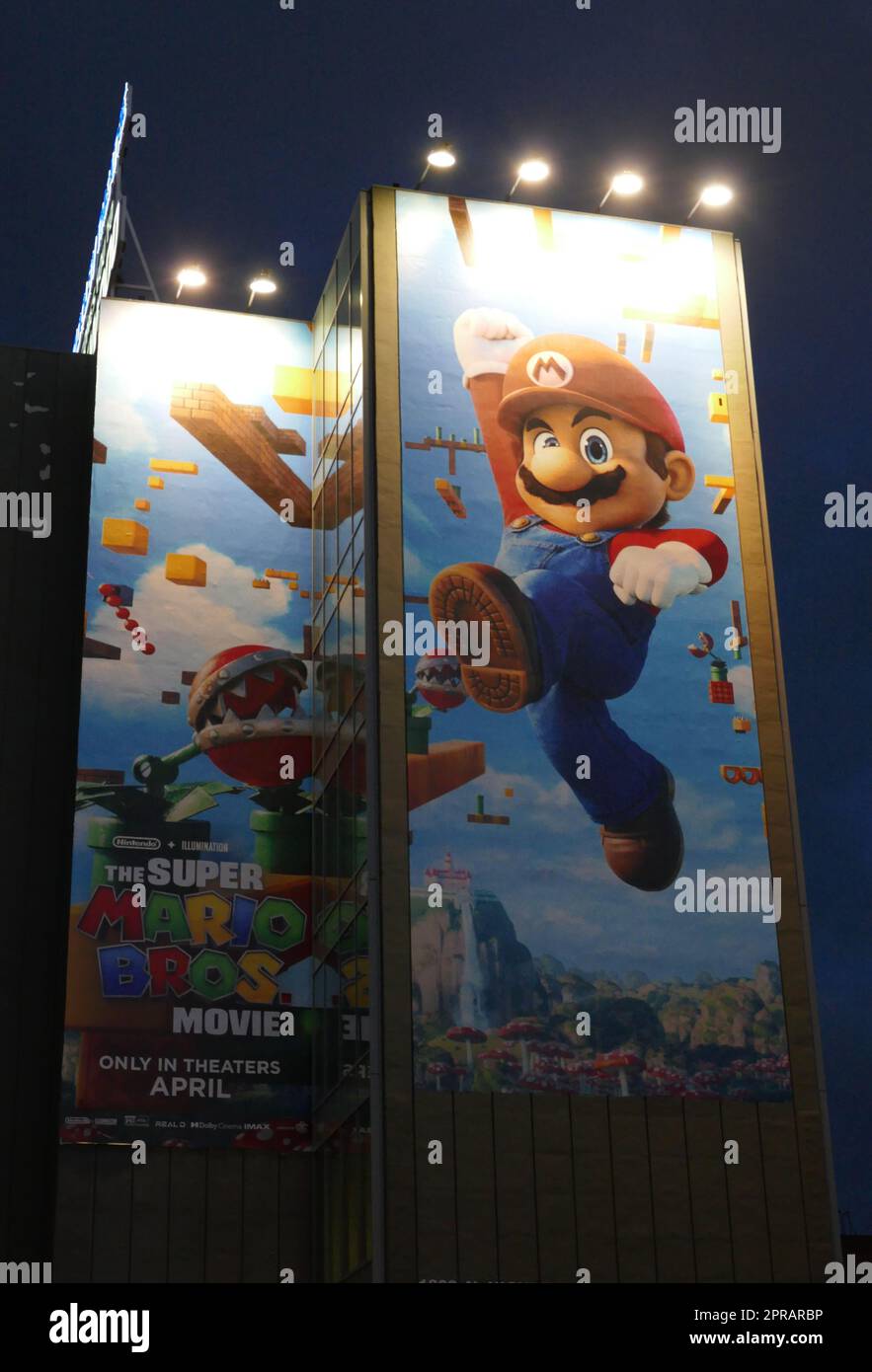 Los Angeles, California, USA 29th March 2023 Super Marios Bros ...