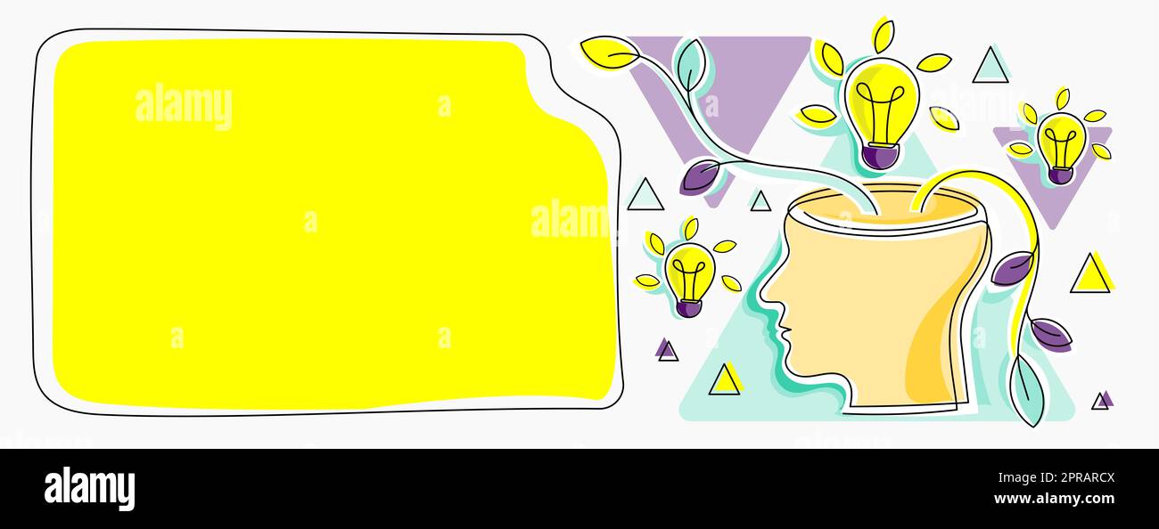 Man Thinking New Brilliant Ideas Shown On Presentation Board ...