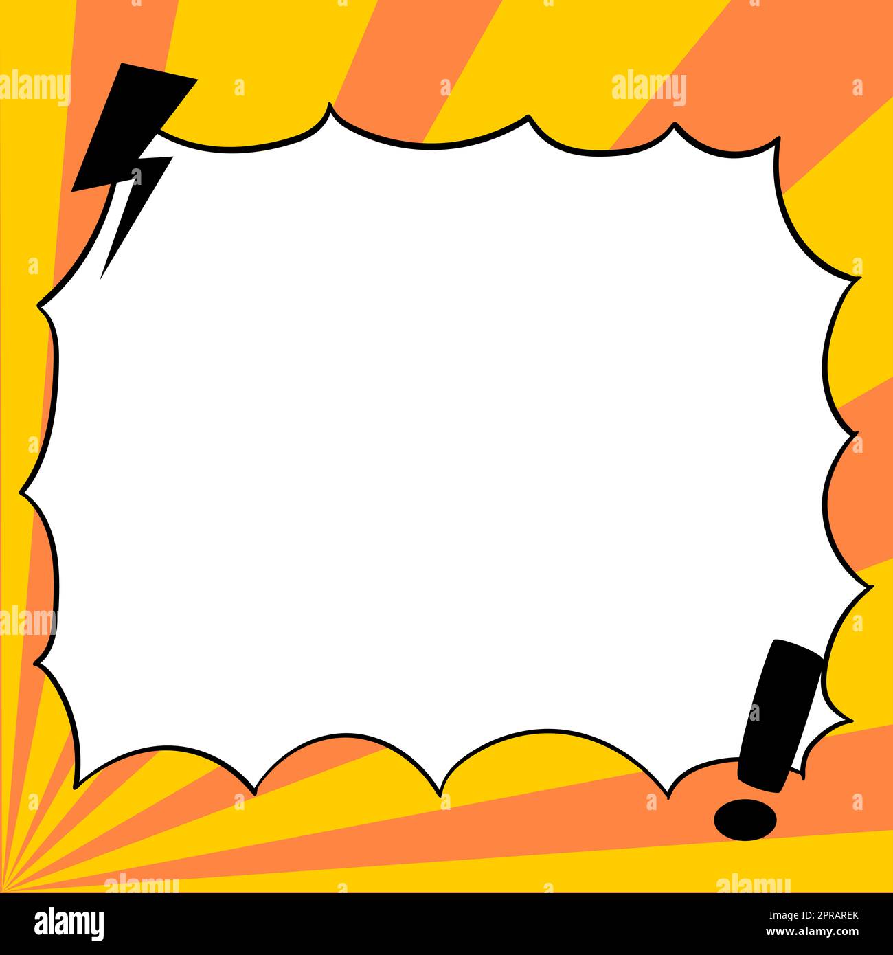 Comics Design Frames. Beautiful Photo Frame Set With Boom Bubbles For ...