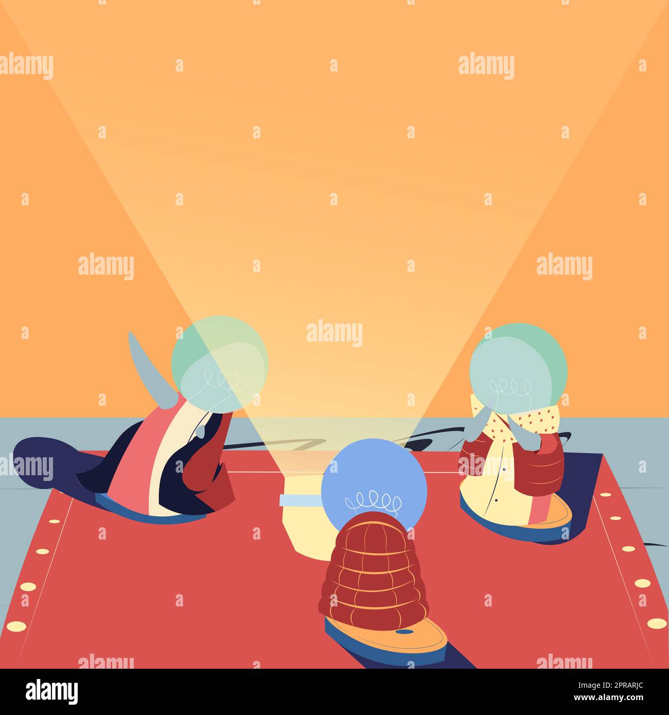 Abstract Brainstorming Problem Solutions, Careful Thinking Concept ...