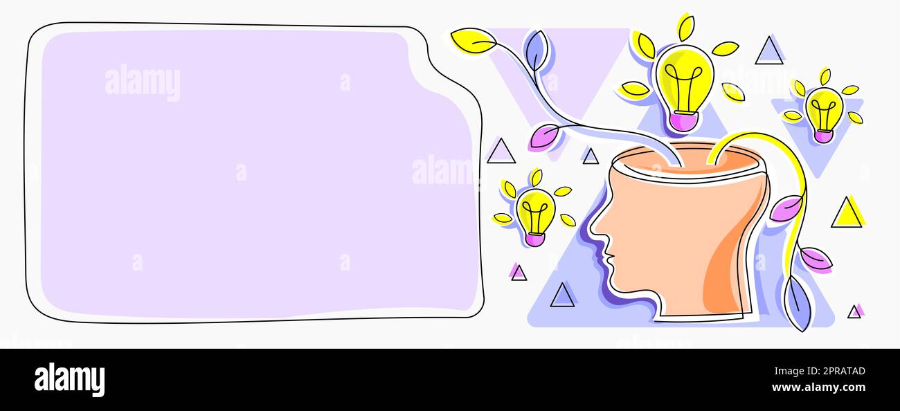 Man Thinking New Brilliant Ideas Shown On Presentation Board ...