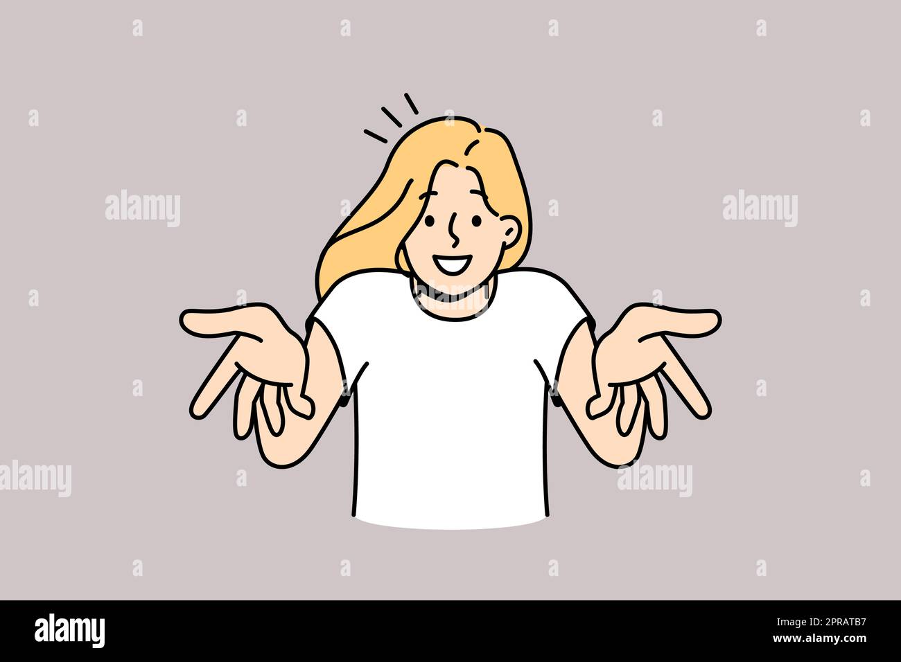 Smiling young woman talking with camera. Happy millennial girl feel ...