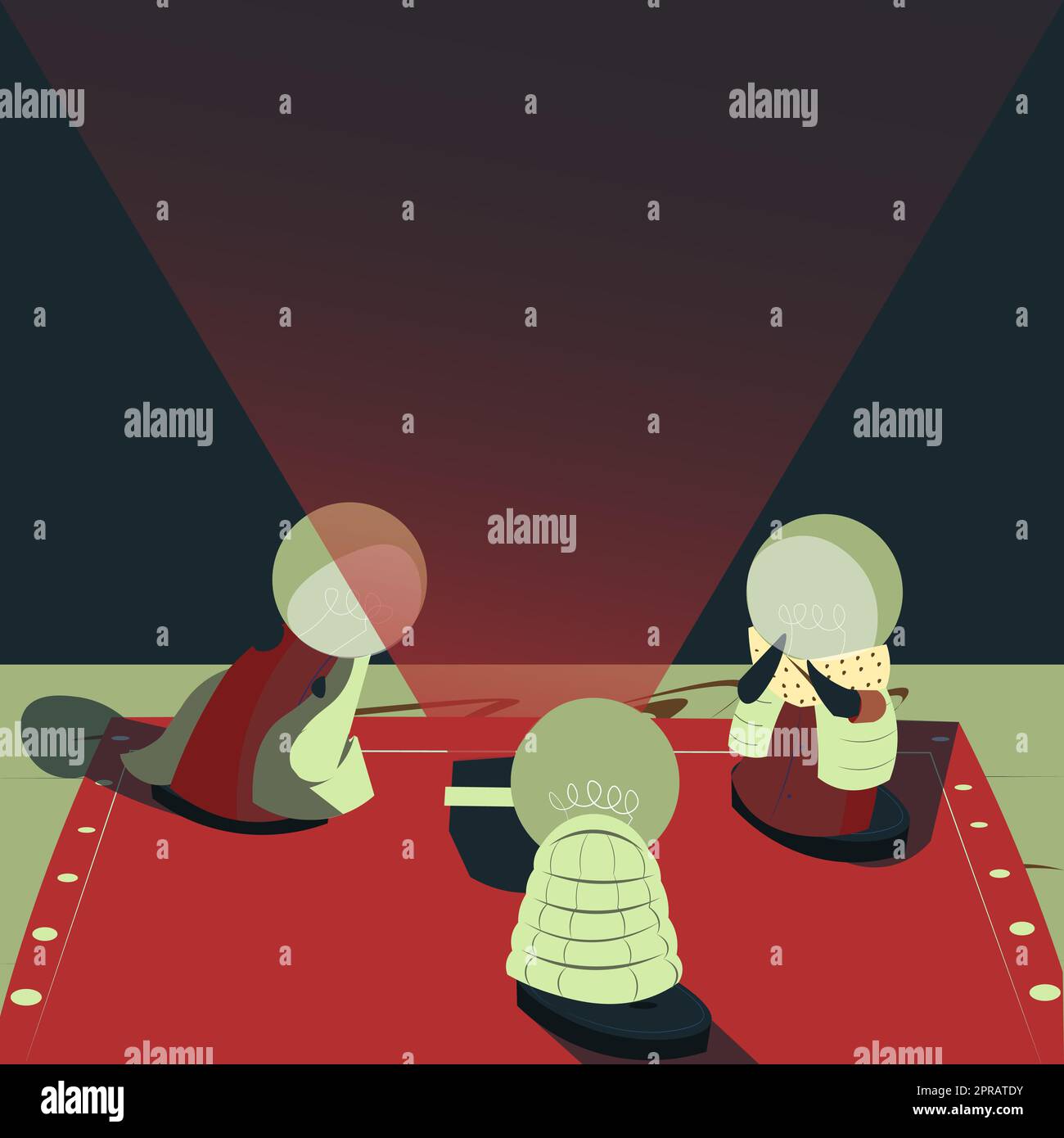 Abstract Brainstorming Problem Solutions, Careful Thinking Concept ...