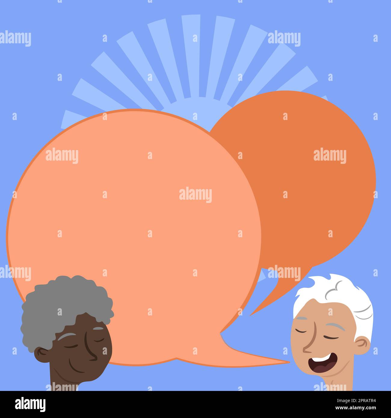 Happy Friends Talking To Each Other Having Fun Conversation Stock Photo ...