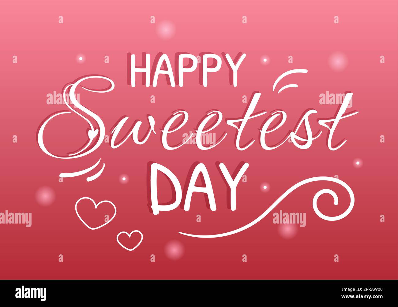 Happy Sweetest Day on 21 October Sweet Holiday Event Hand Drawn Cartoon ...