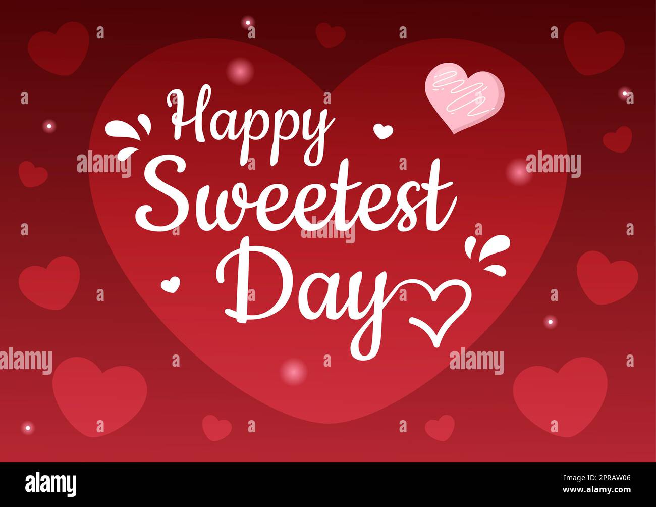 Happy Sweetest Day on 21 October Sweet Holiday Event Hand Drawn Cartoon ...