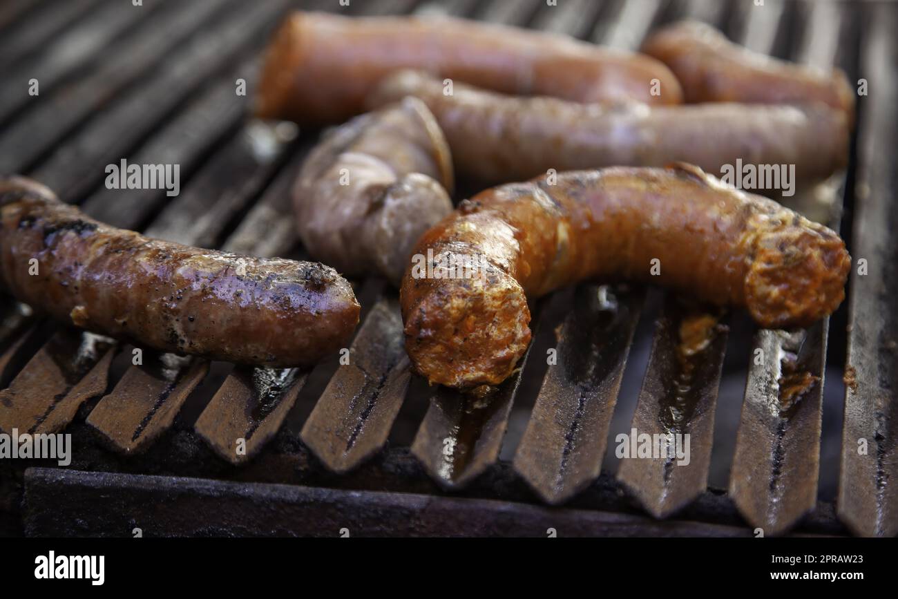 Raw chorizo for grill Stock Photo - Alamy