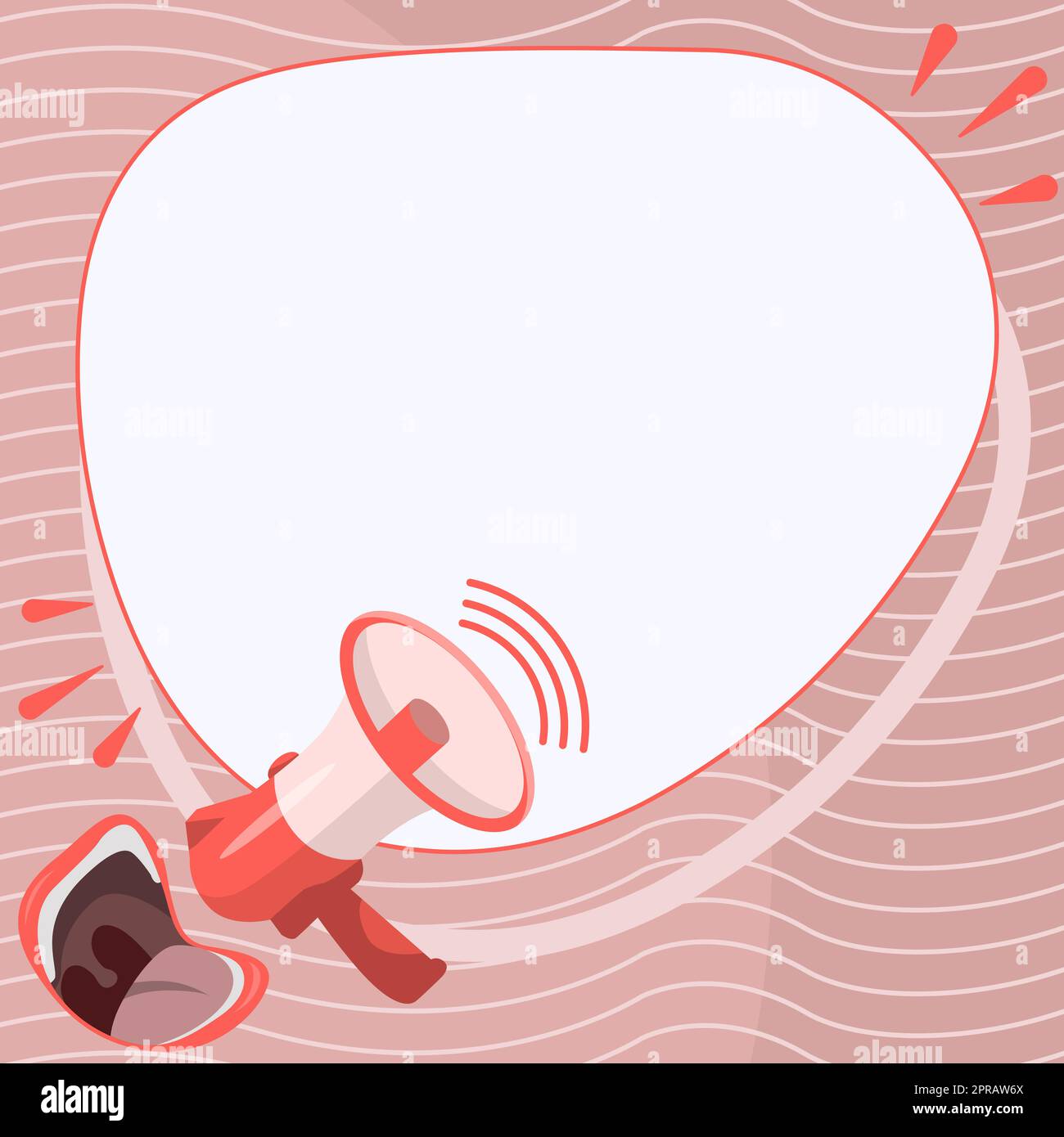 Speaking Mouth Drawing