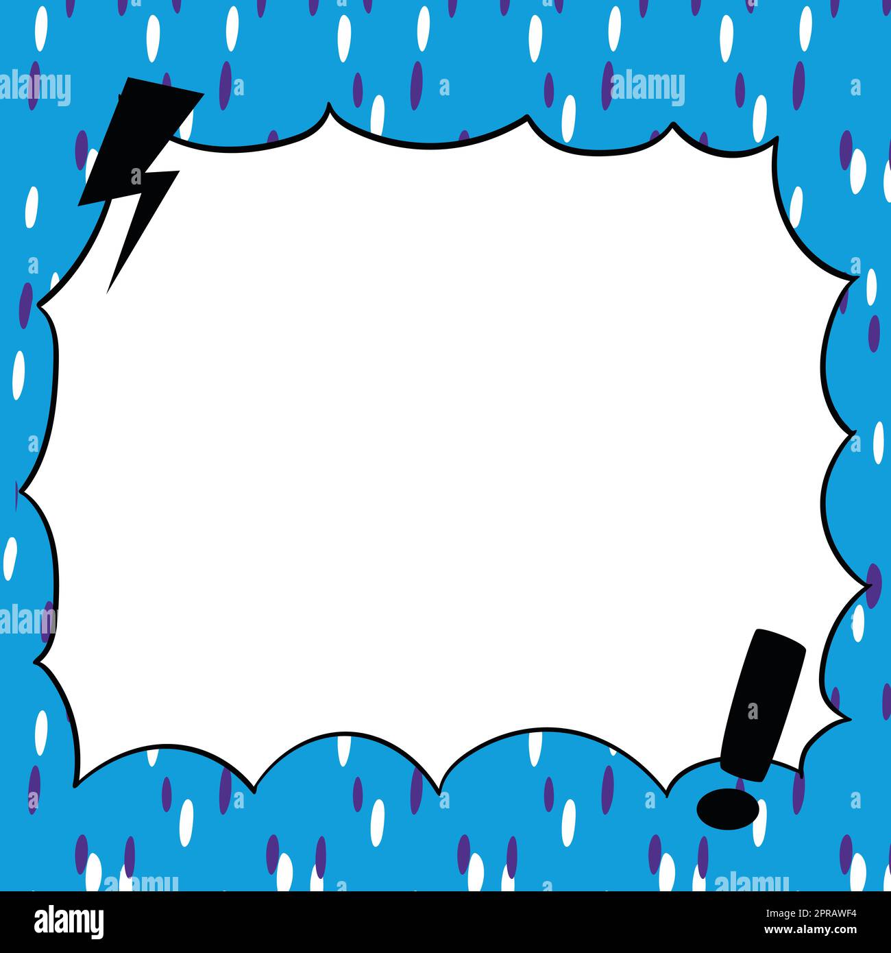 Comics Design Frames. Beautiful Photo Frame Set With Boom Bubbles For ...