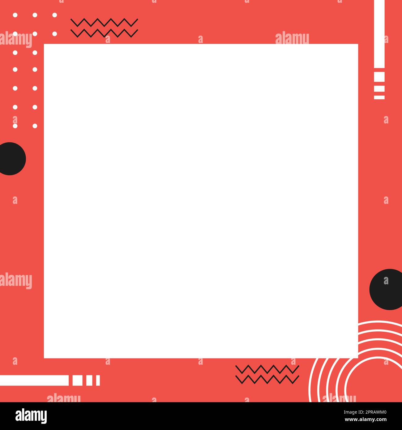 Blank Frame Decorated With Colorful Flowers And Foliage Arranged ...