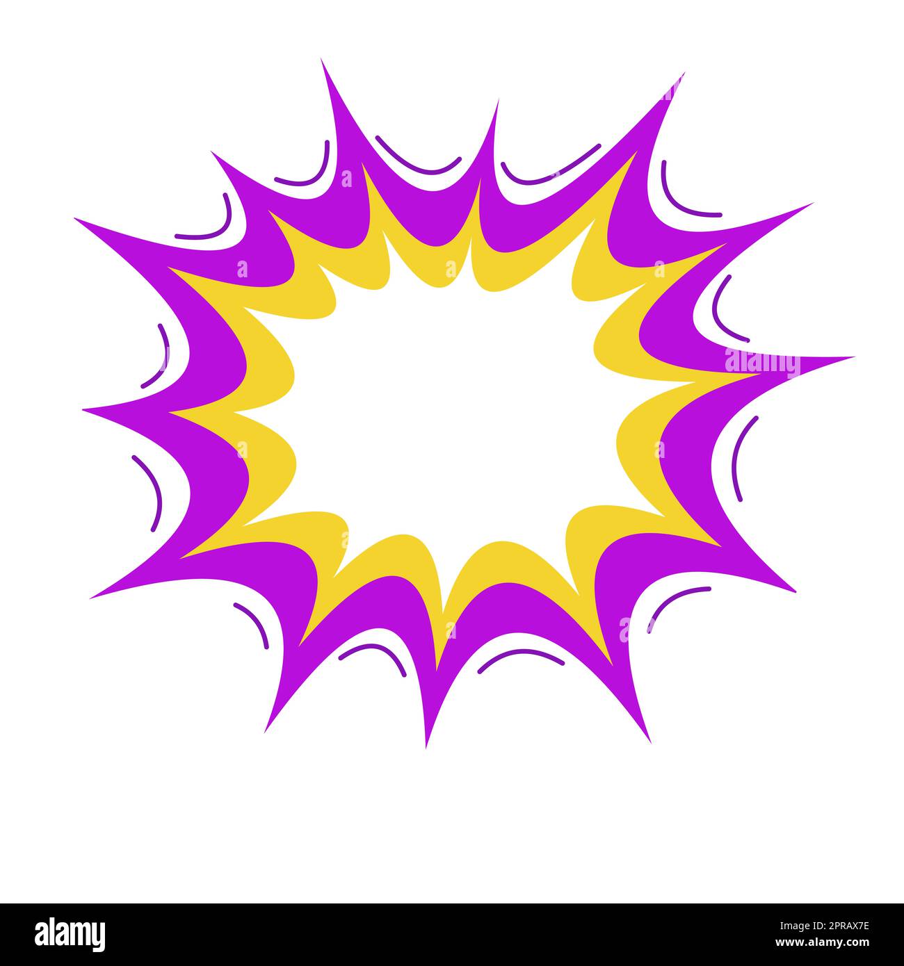 Comics Design Frames. Beautiful Photo Frame Set With Boom Bubbles For ...