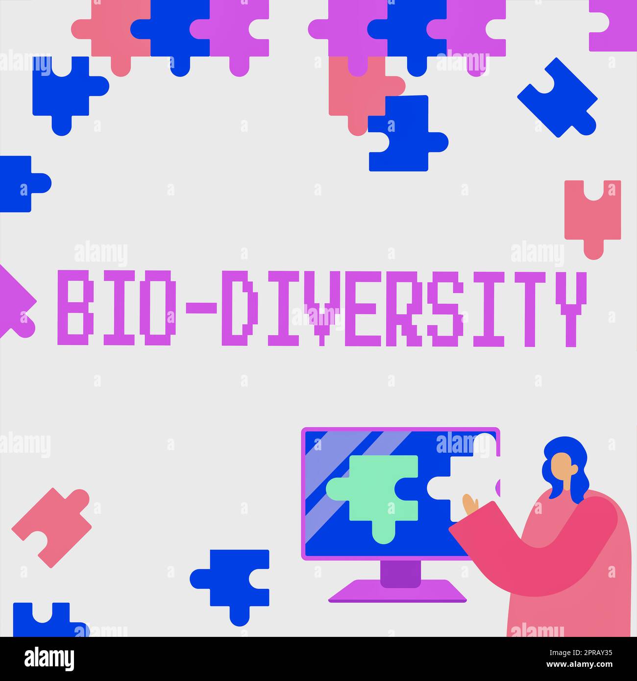 Sign displaying Bio Diversity. Internet Concept Variety of Life ...