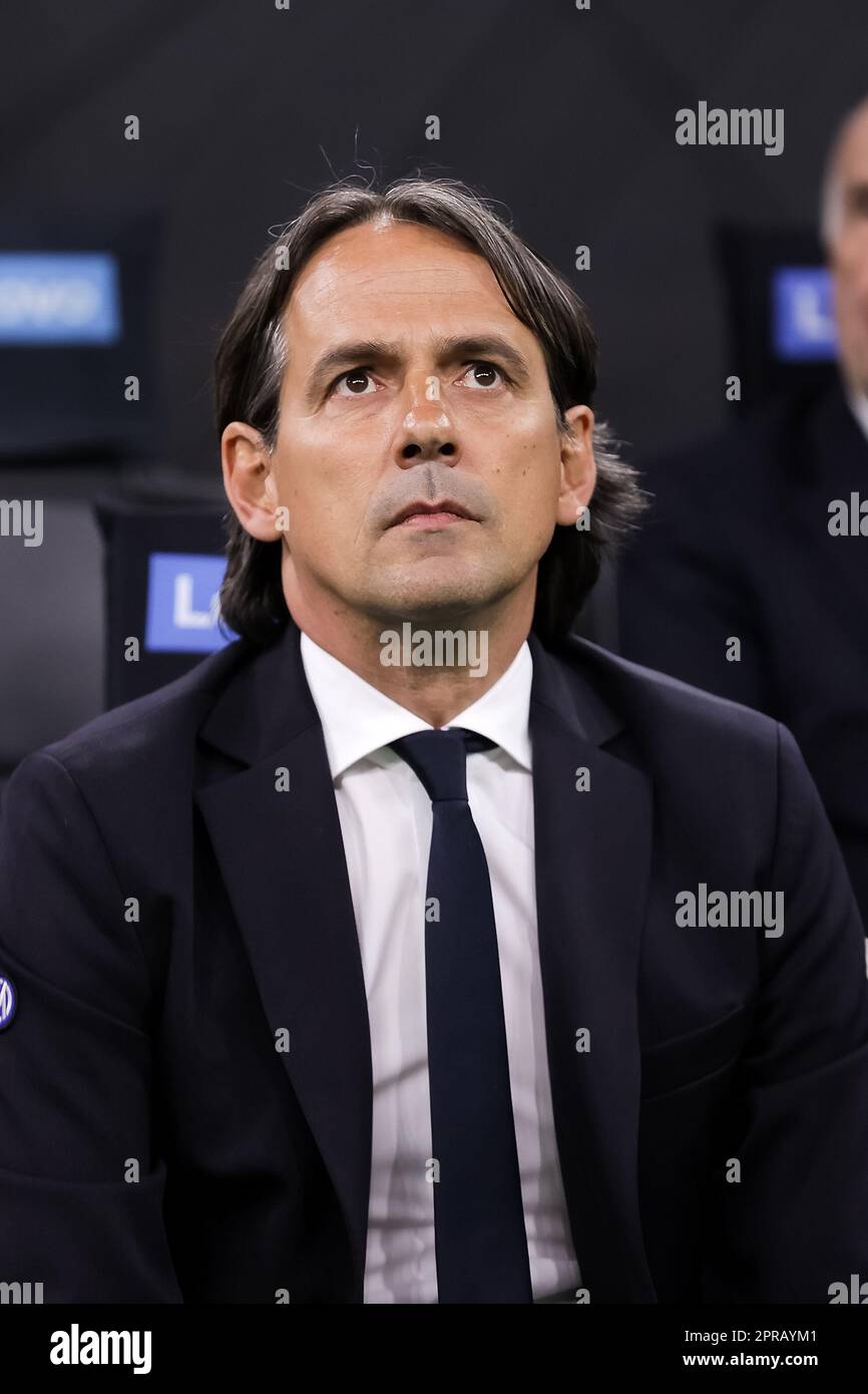 Simone inzaghi coppa italia hi-res stock photography and images - Alamy