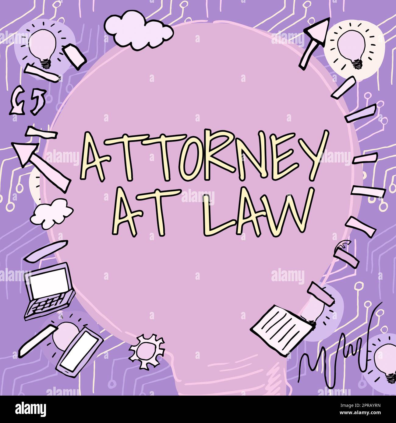 Conceptual display Attorney At Law, Internet Concept legal practitioner ...