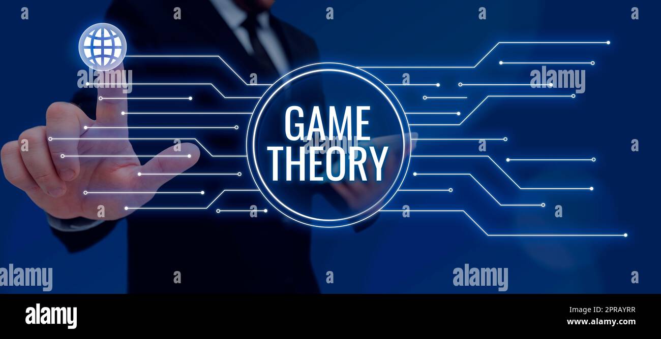 Text showing inspiration Game Theory. Business idea branch of ... Text showing inspiration Game Theory. Business idea branch of ...