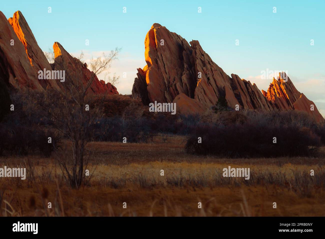 Roxborough state park colorado spring hi-res stock photography and ...