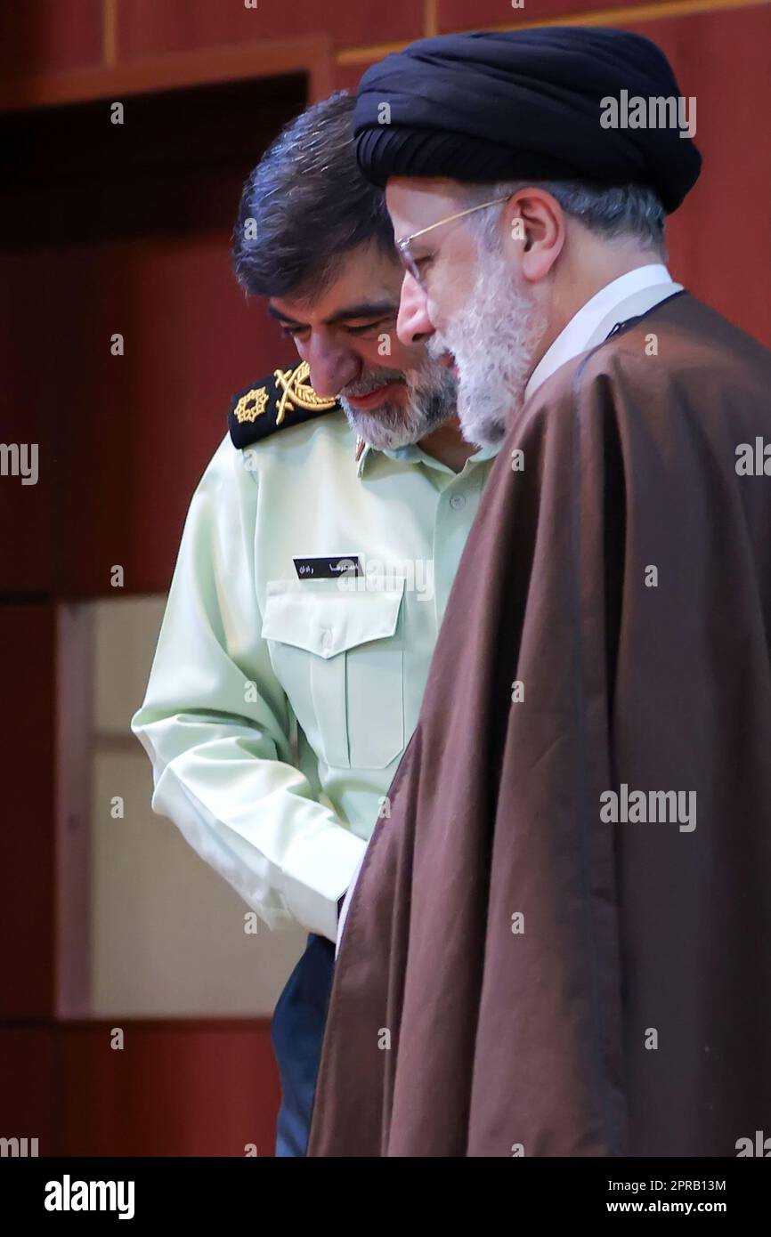 Tehran, Tehran, Iran. 26th Apr, 2023. Iranian president EBRAHIM RAISI ...