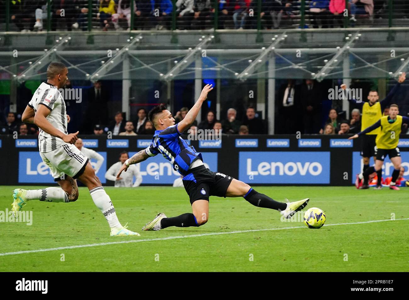 Lautaro Martinez (FC Inter) during the Italian Cup, Coppa Italia, semi ...