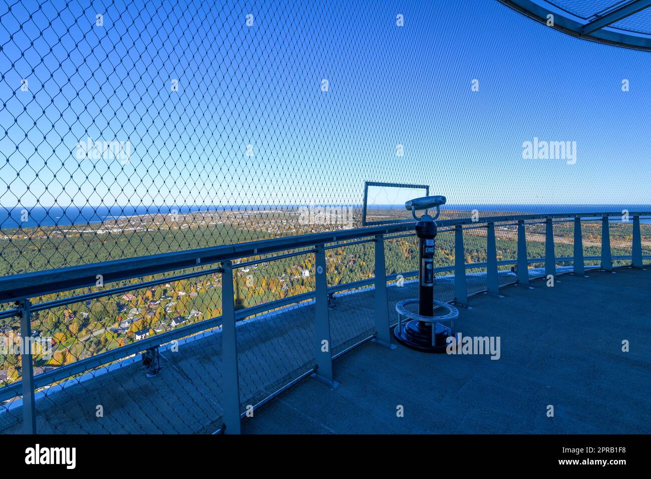 Tallinn TV Tower observation deck located at Pirina, near Tallinn in ...