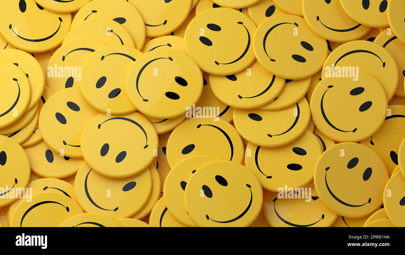 Smiley face badge hi-res stock photography and images - Alamy