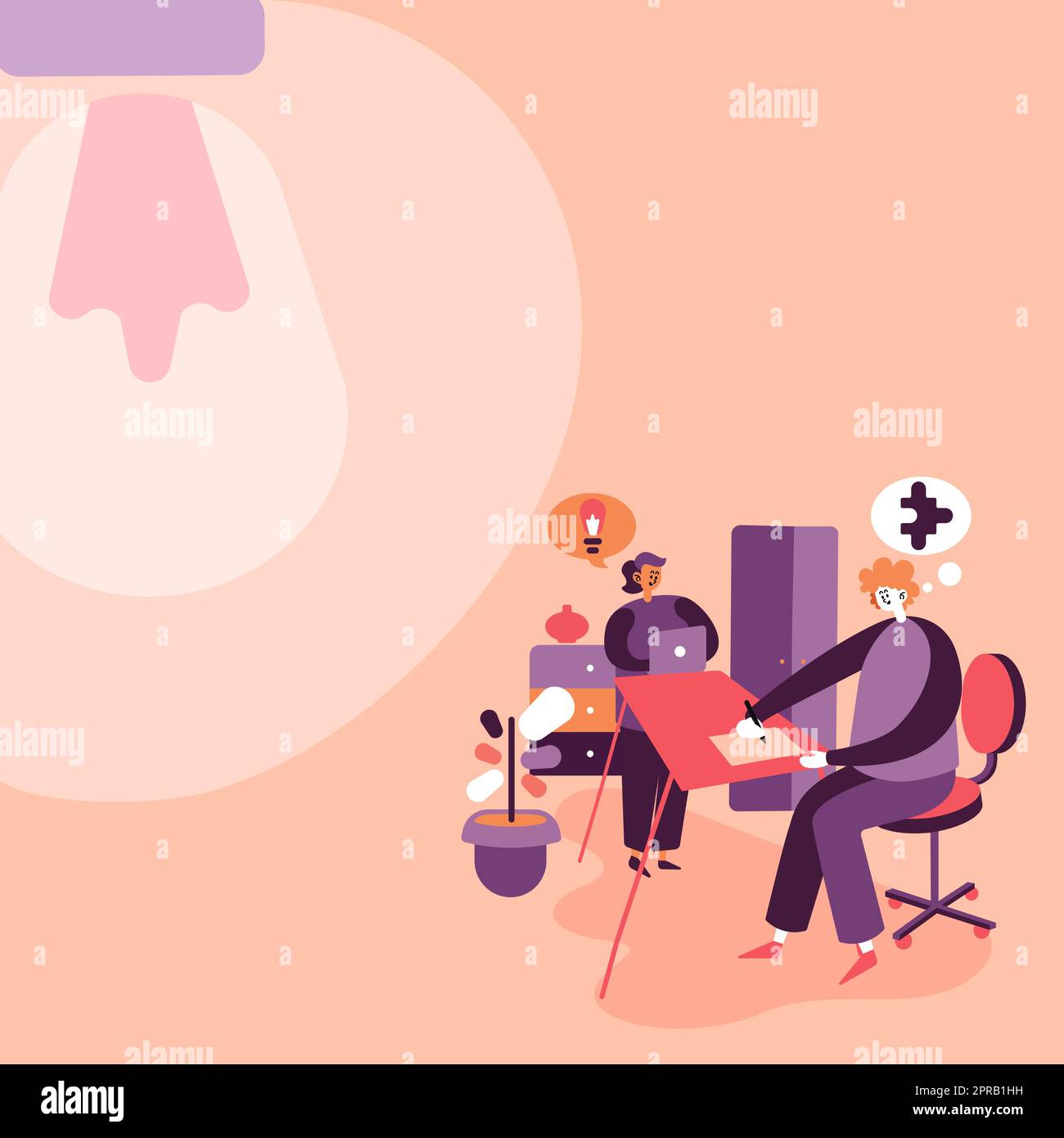 Partners Sharing New Wonderful Ideas For Skill Improvement Discussing ...