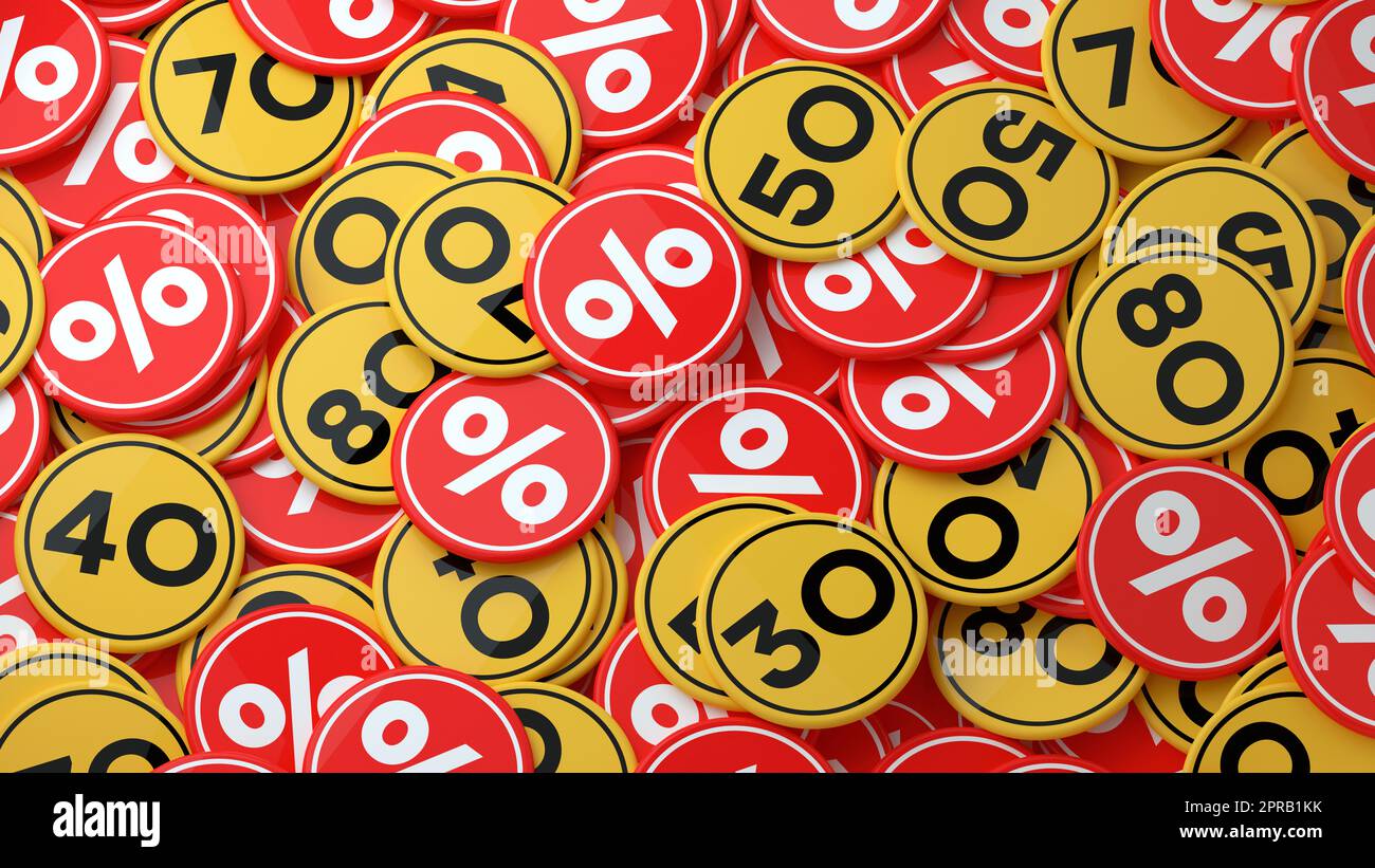 percent discount badge Stock Photo - Alamy