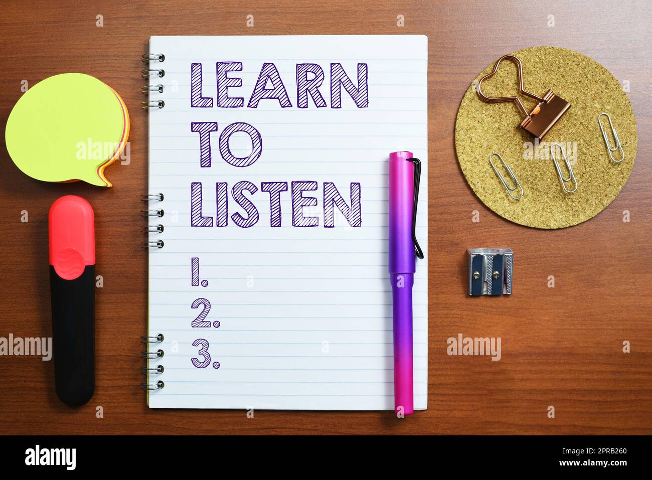 Sign displaying Learn To Listen. Business showcase Able to understand ...