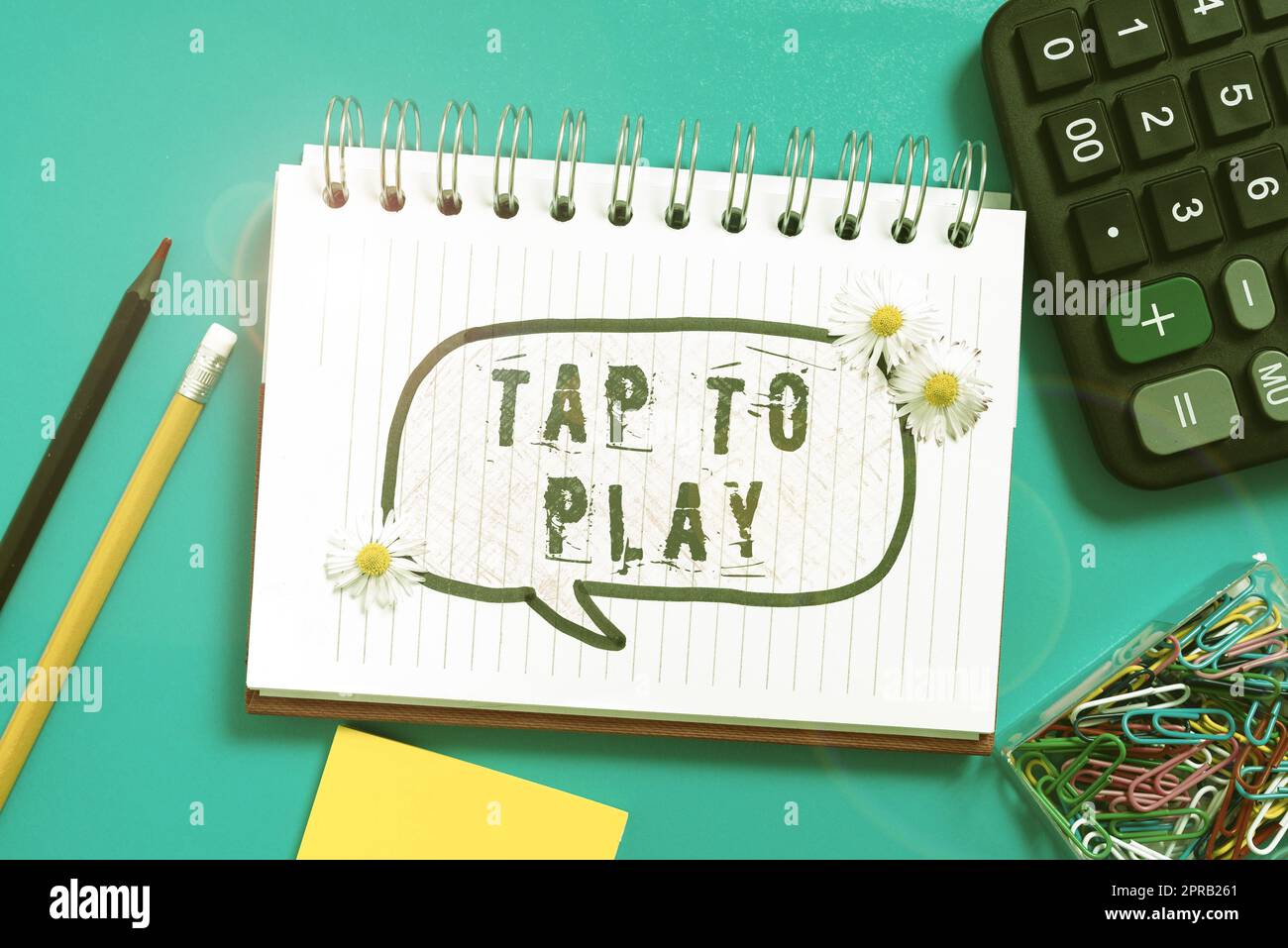 Handwriting text Tap To Play. Internet Concept Touch the screen to ...