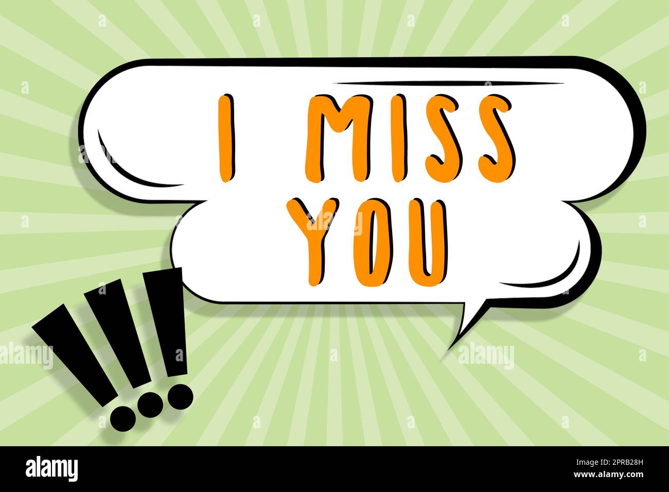 Conceptual display I Miss You. Internet Concept Feeling sad because you ...