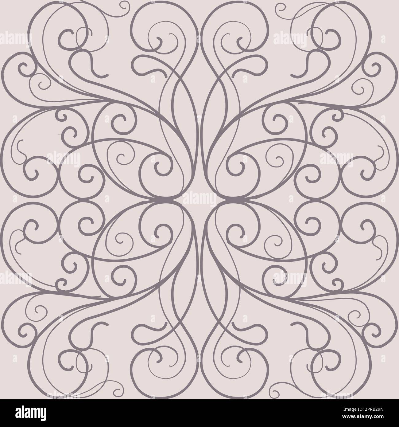 Baroque geometric ornament. Expensive seamless pattern for wallpaper on ...