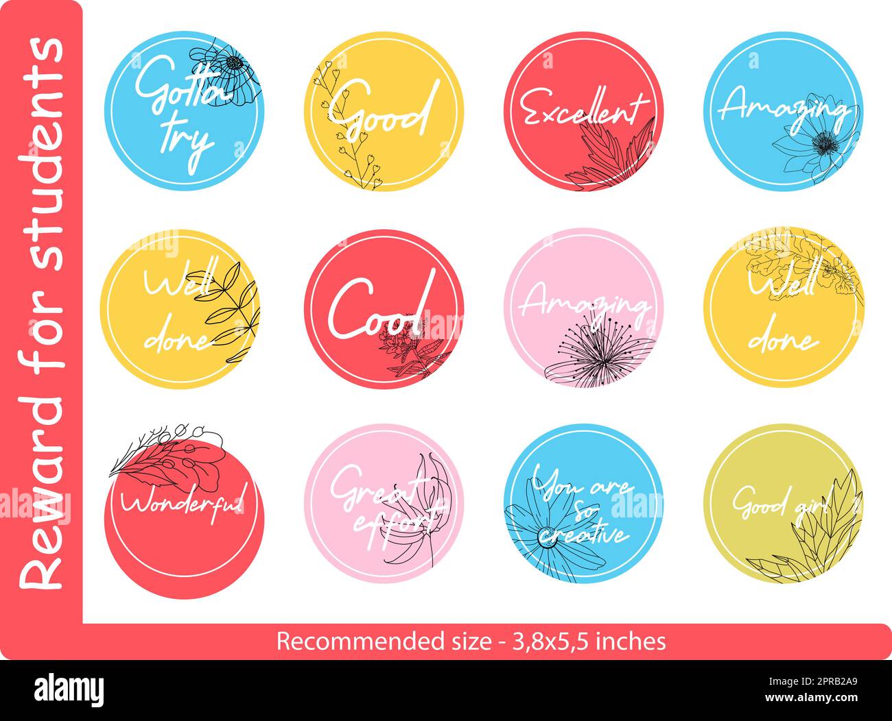 Teacher reward stickers hi-res stock photography and images - Alamy